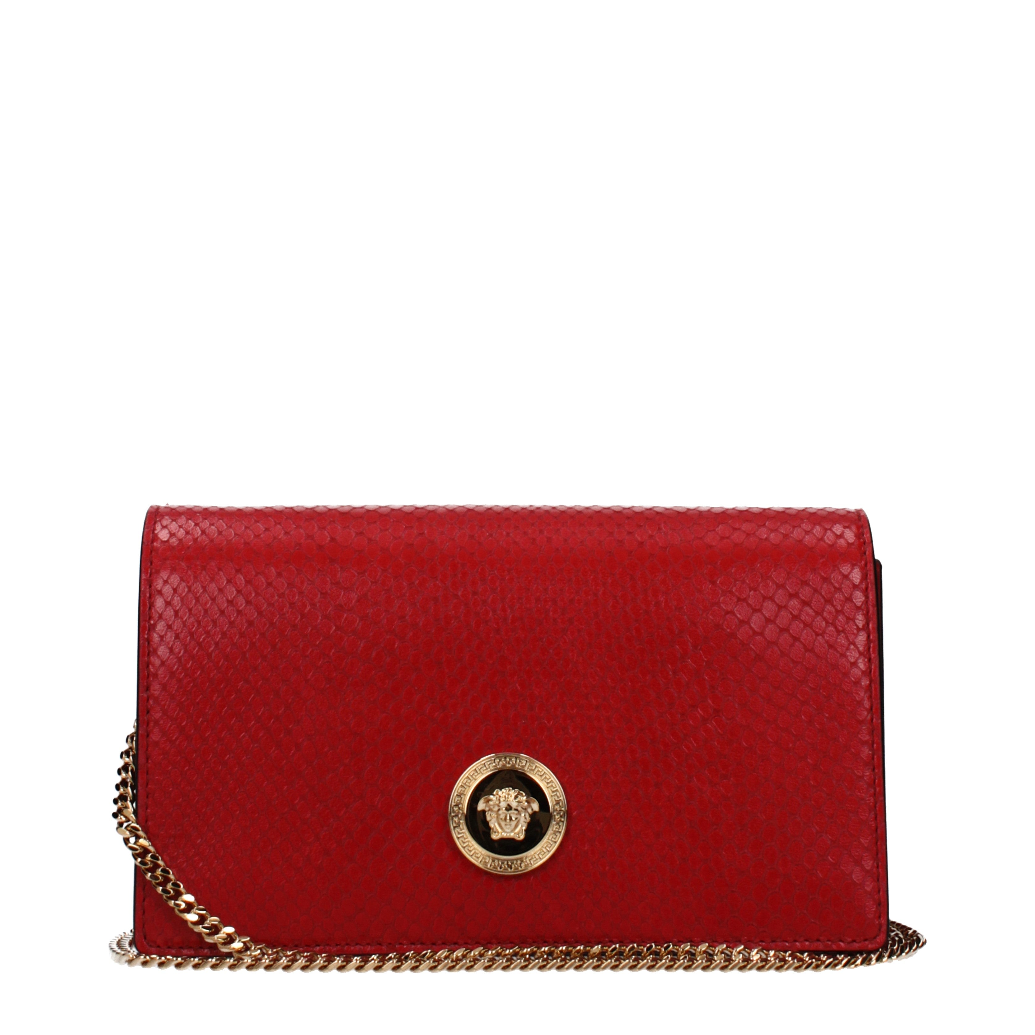 Versace Clutches Women Leather Red | B-Exit – B-Exit top shop online