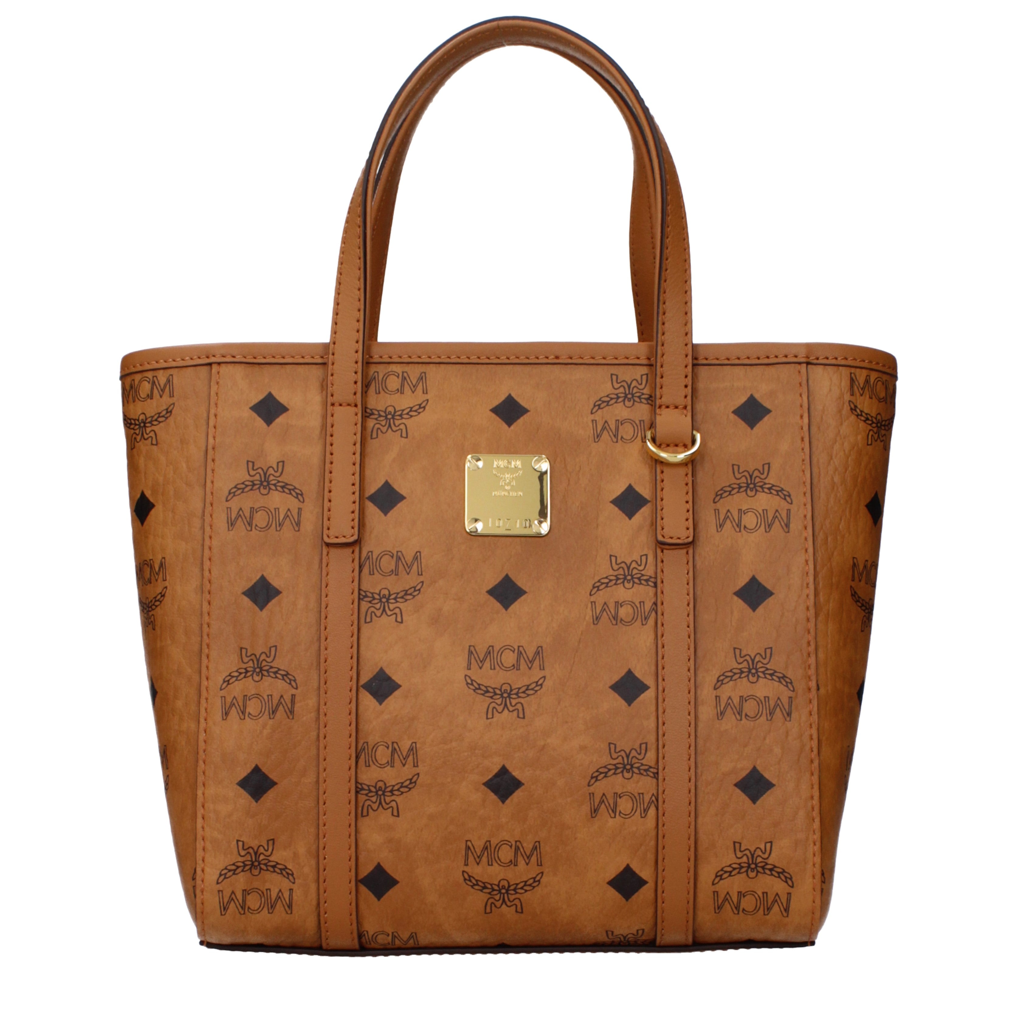 MCM Handbags Women Leather Brown/Cognac | B-Exit – B-Exit top shop online