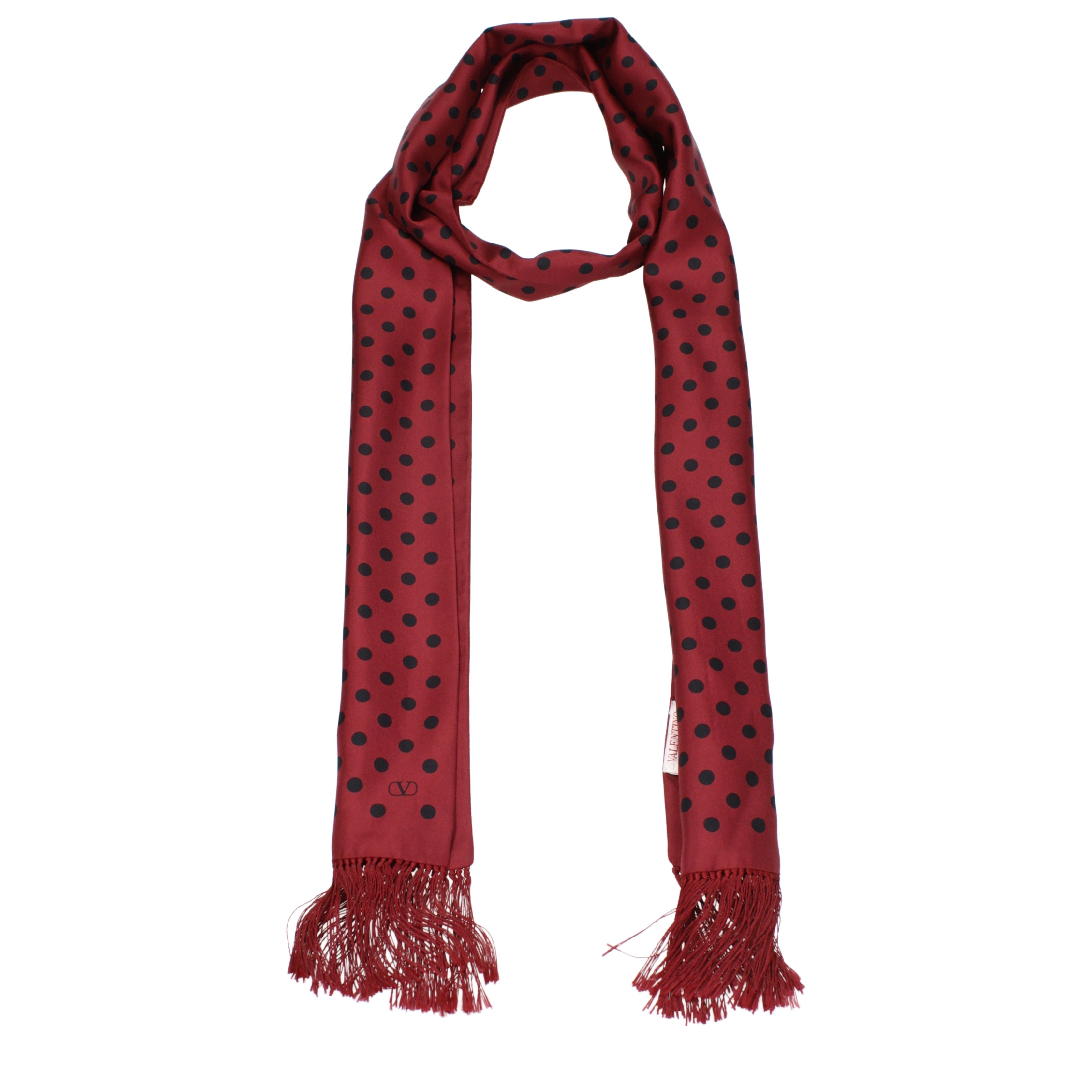 Valentino Garavani Foulards Men Silk Red | B-Exit – B-Exit top shop online
